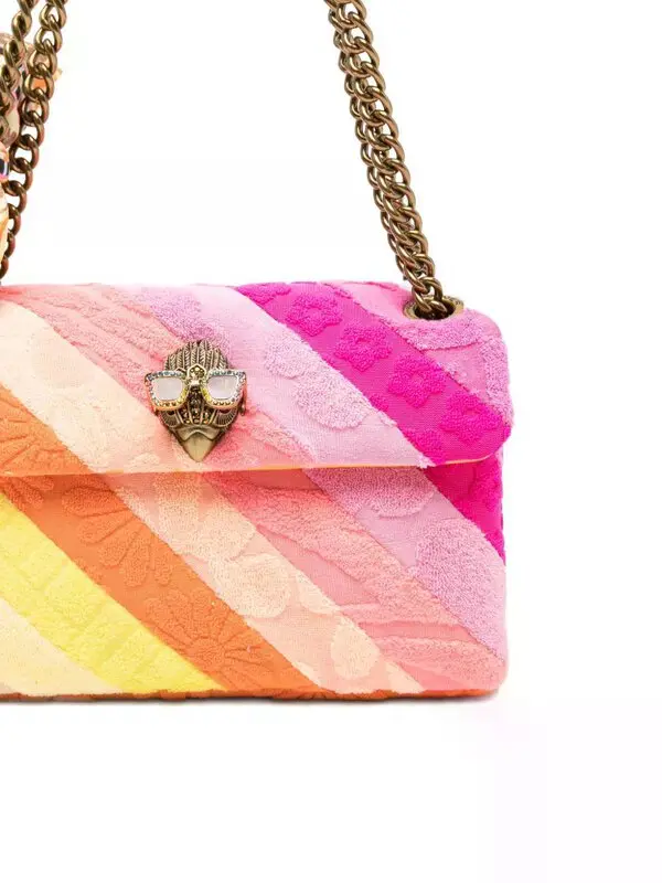 Kurt Geiger Mini Kensington Striped Terry Towelling Bag