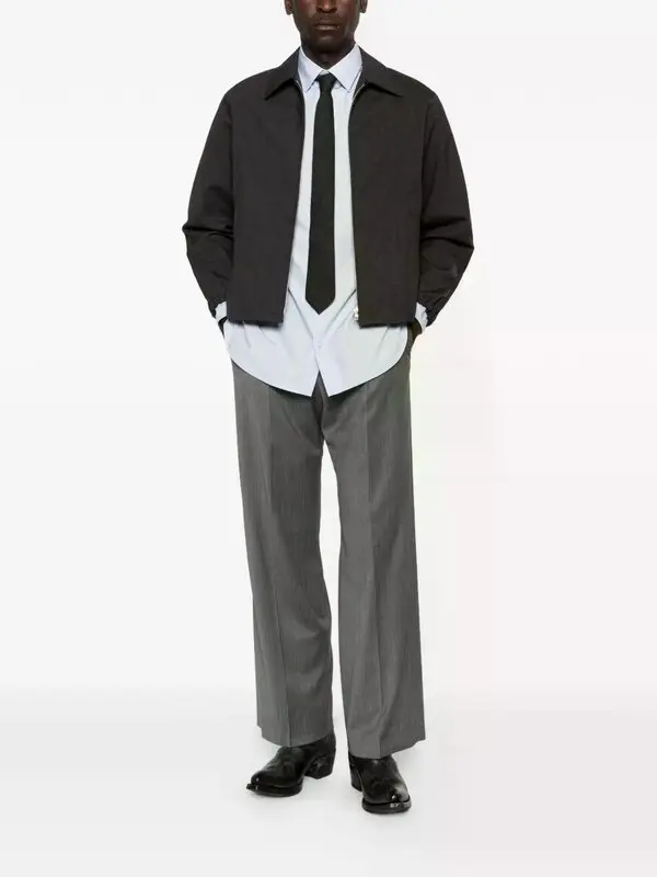 SUNFLOWER Pinstripe Pleated Trousers