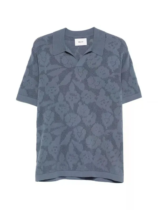 Nn07 Ryan Floral Openwork T-shirt