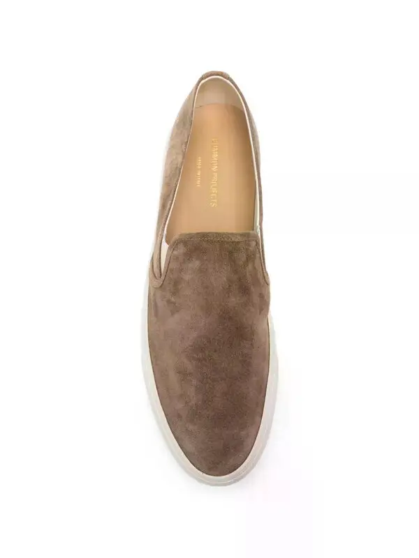 COMMON PROJECTS Slip-on Suede Sneakers - Neutrals