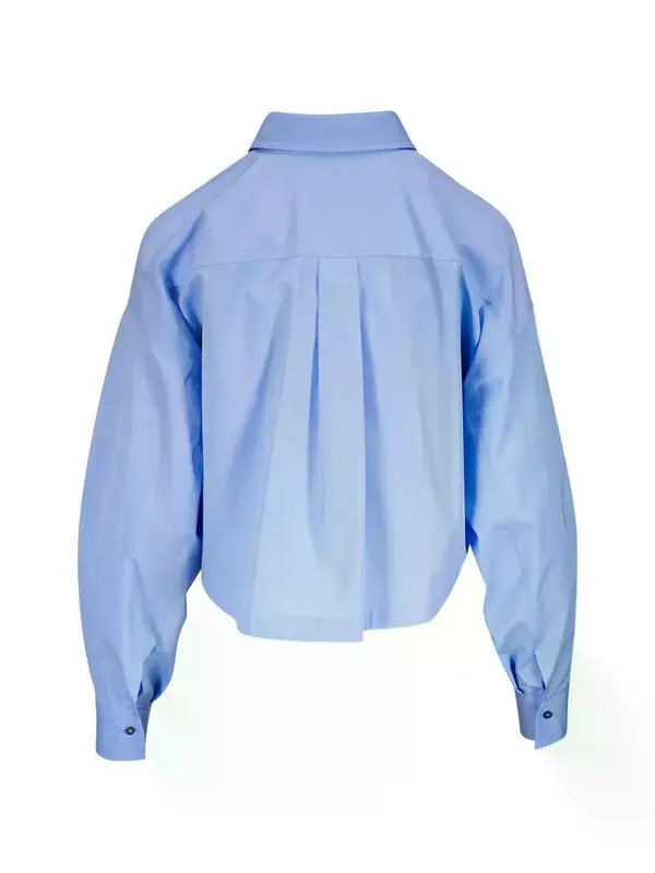 Brunello Cucinelli Drawstring-hem Cropped Shirt
