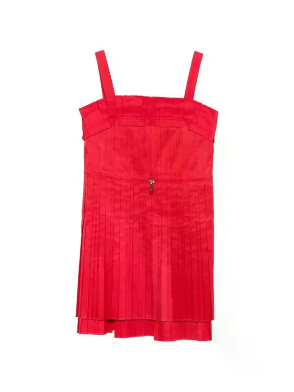 Fendi Pleated Mini Dress