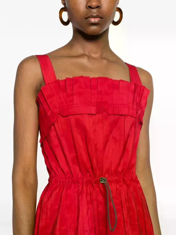 Fendi Pleated Mini Dress