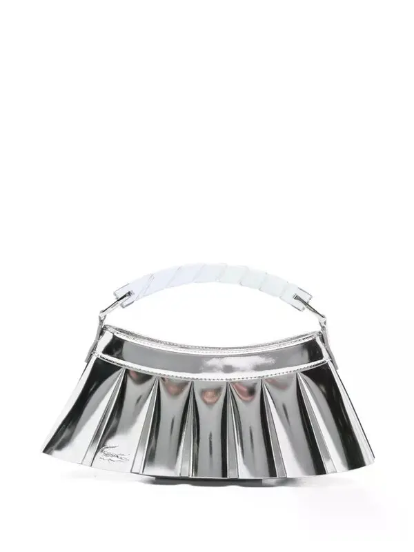 Lacoste H Lenglen Pleated Tote Bag - Silver