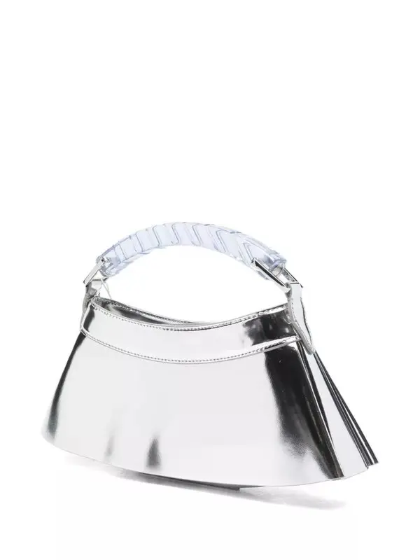 Lacoste H Lenglen Pleated Tote Bag - Silver