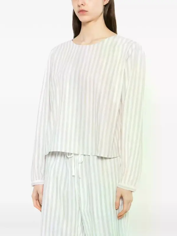 CARE BY ME Striped Blouse