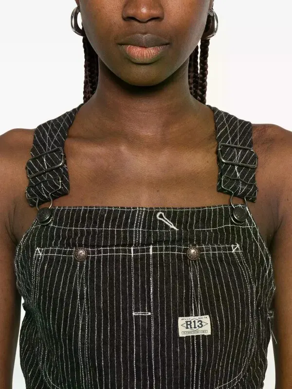 R13 Pinstripe Overalls