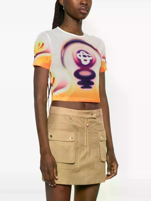 Casablanca Graphic-print T-shirt - Orange