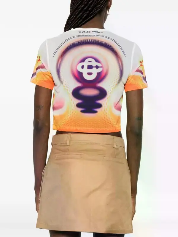 Casablanca Graphic-print T-shirt - Orange