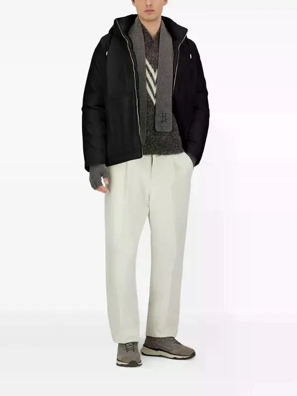 Herno Hooded Zip-front Jacket