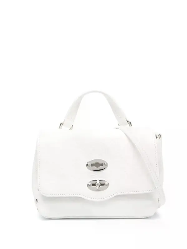 ZANELLATO Postina Daily Giorno Baby Leather Tote Bag - White