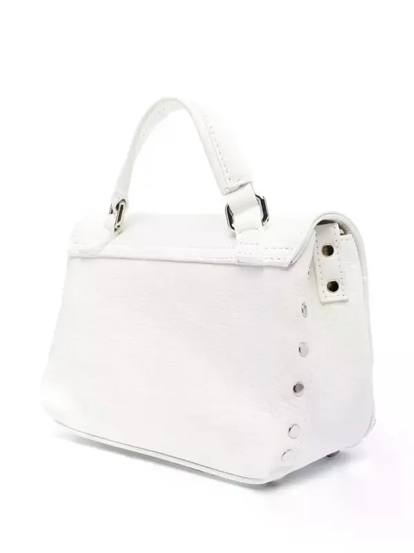 ZANELLATO Postina Daily Giorno Baby Leather Tote Bag - White