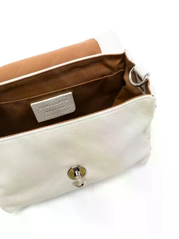 ZANELLATO Postina Daily Giorno Baby Leather Tote Bag - White