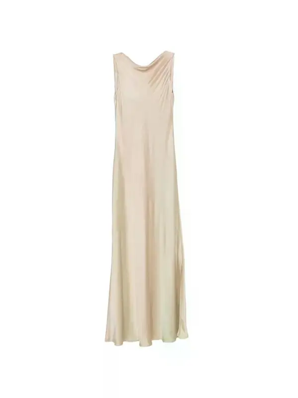 Antonelli Firenze Mara Cowl-neck Dress - Neutrals