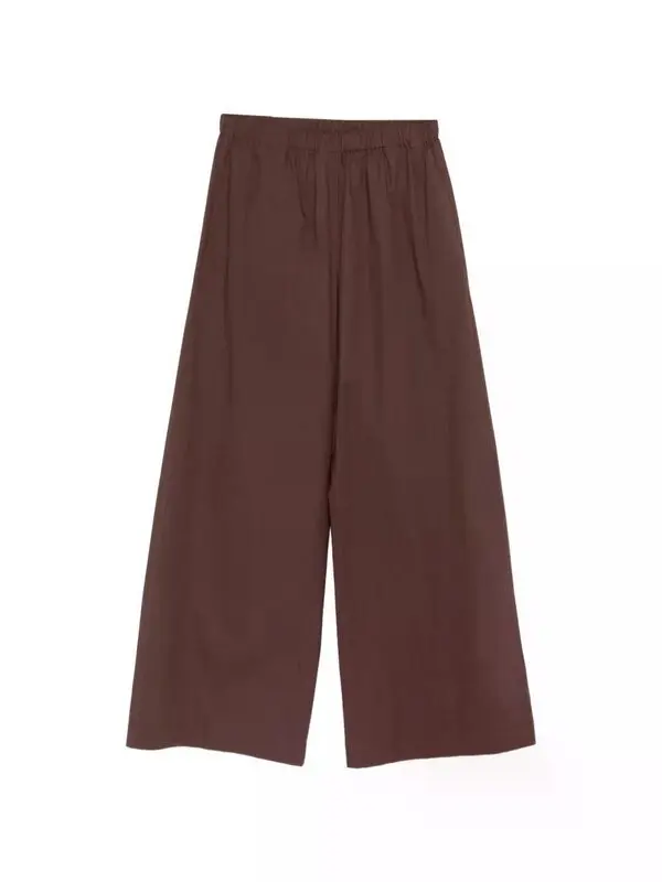 Antonelli Firenze Wide Leg Trousers - Brown