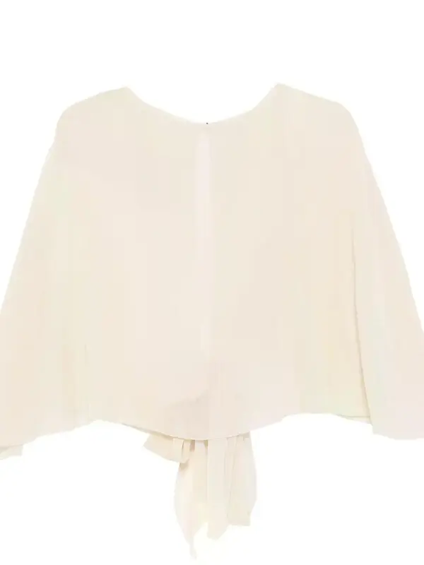 Antonelli Firenze Tie-knot Cape - Neutrals