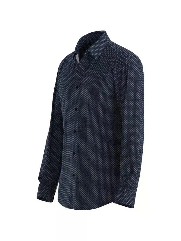 BOSS Patterned Shirt - Blue