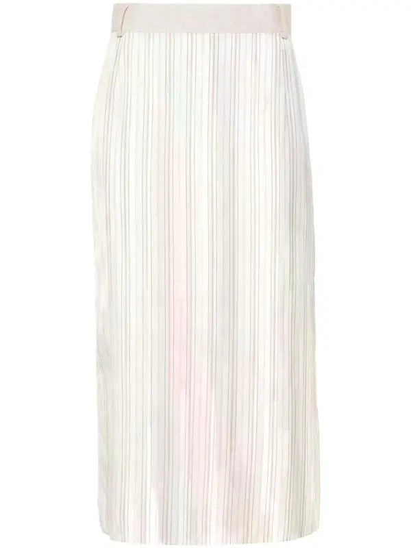BETTTER X Zegna Striped Midi Skirt