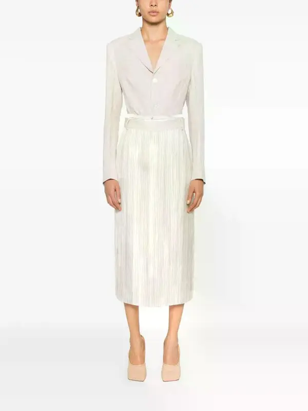 BETTTER X Zegna Striped Midi Skirt