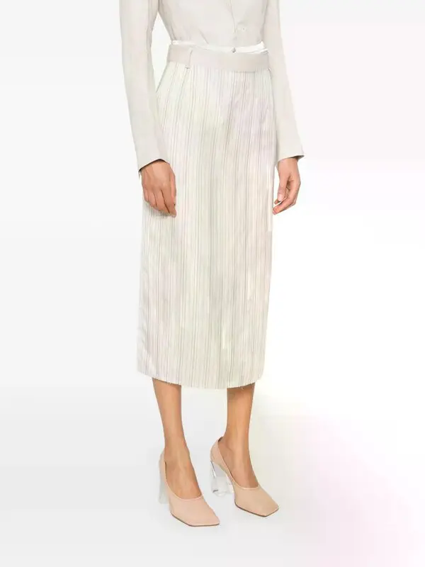 BETTTER X Zegna Striped Midi Skirt