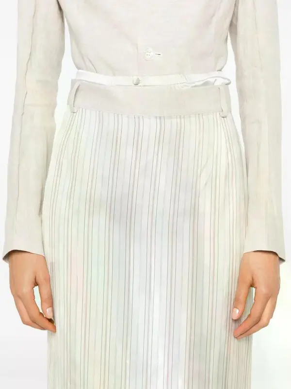 BETTTER X Zegna Striped Midi Skirt