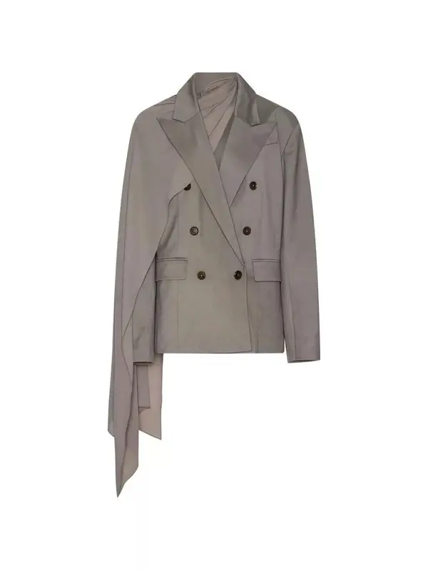 ROTATE BY BIRGER CHRISTENSEN Oversized Scarf Blazer