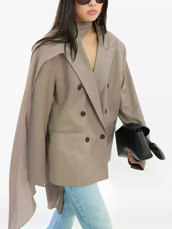 ROTATE BY BIRGER CHRISTENSEN Oversized Scarf Blazer