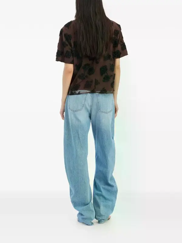 ROTATE BY BIRGER CHRISTENSEN Beaded Oversized Top