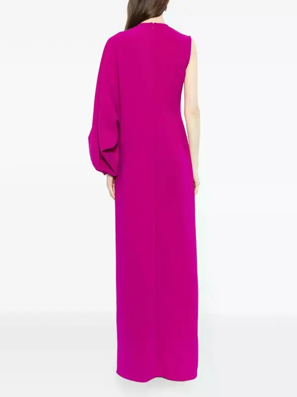 Amsale One-shoulder Maxi Dress