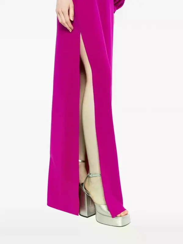 Amsale One-shoulder Maxi Dress