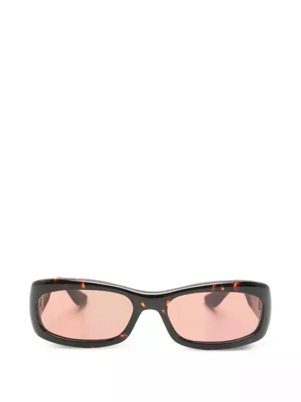 PORT TANGER Saudade Rectangle-frame Sunglasses - Brown