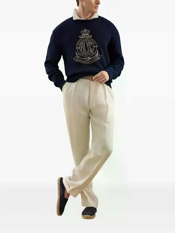 Ralph Lauren Purple Label Pleated Trousers - Neutrals