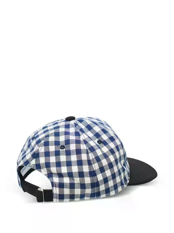 JUNTAE KIM Embroidery Check Cap