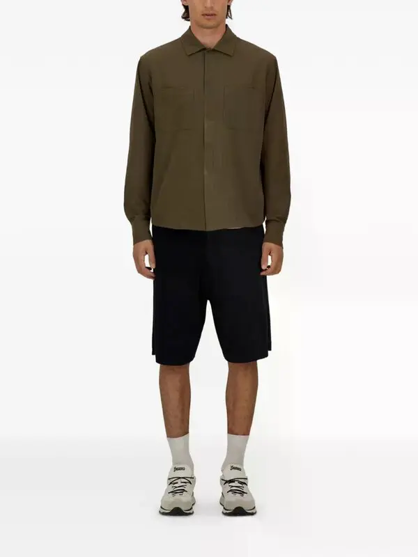 Herno Textured Military Shirt - Green