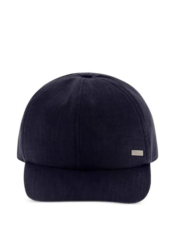 Herno Logo-detail Baseball Cap - Blue