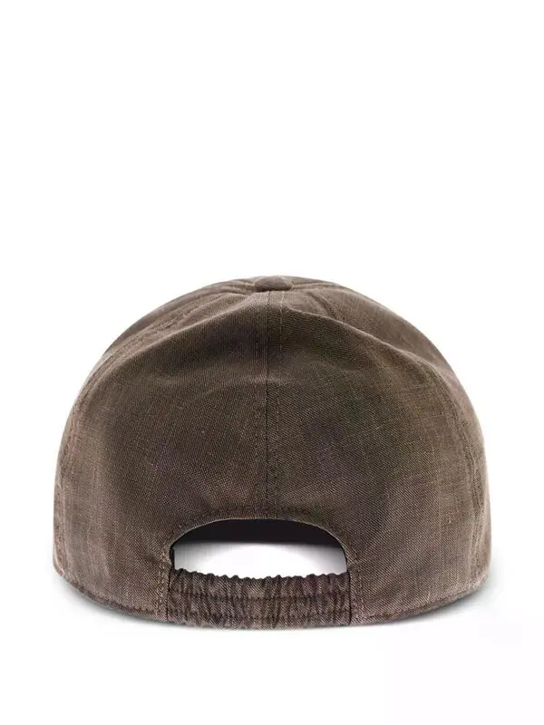 Herno Metal-logo Baseball Cap - Brown