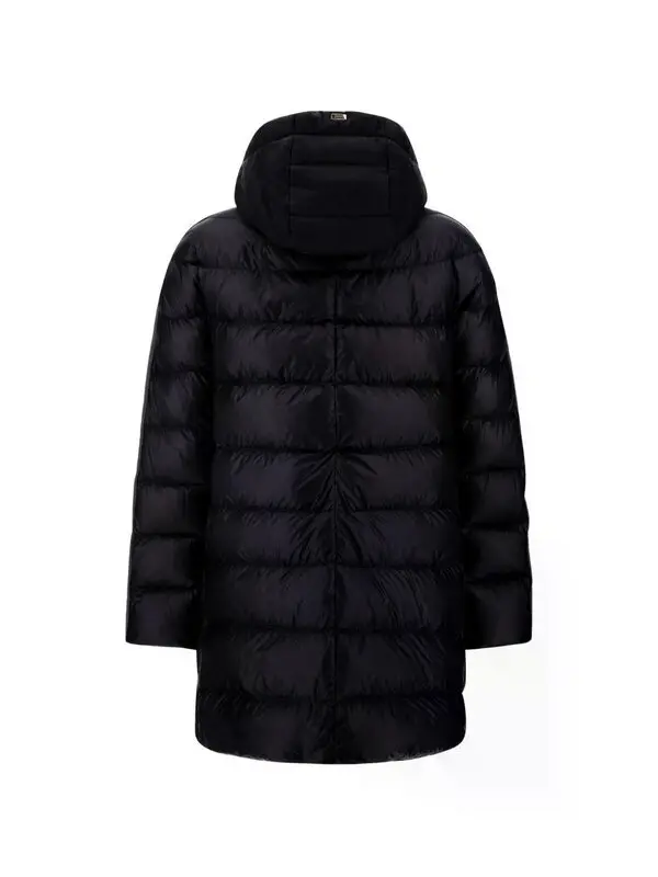 Herno Ultralight Hooded Quilted Jacket - Black