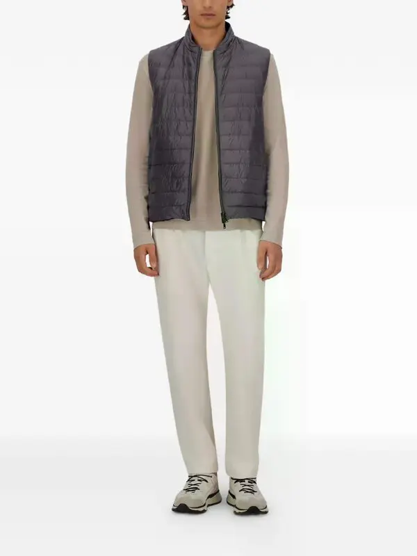 Herno Reversible Quilted Down Gilet - Blue