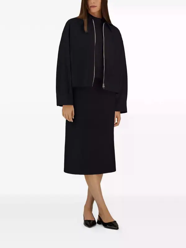 Herno Zip-up Shirt Jacket - Black