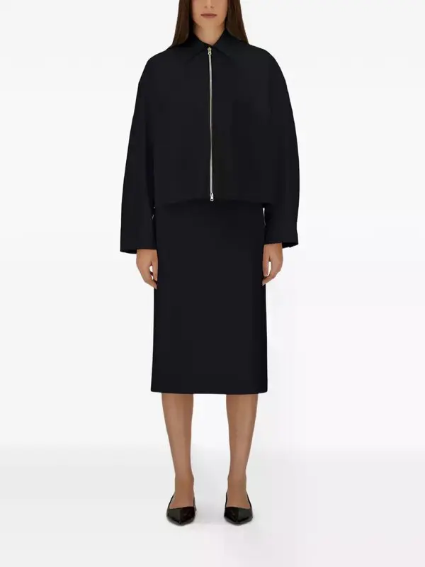 Herno Zip-up Shirt Jacket - Black