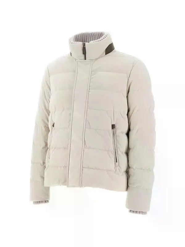 Herno Ribbed High-neck Jacket