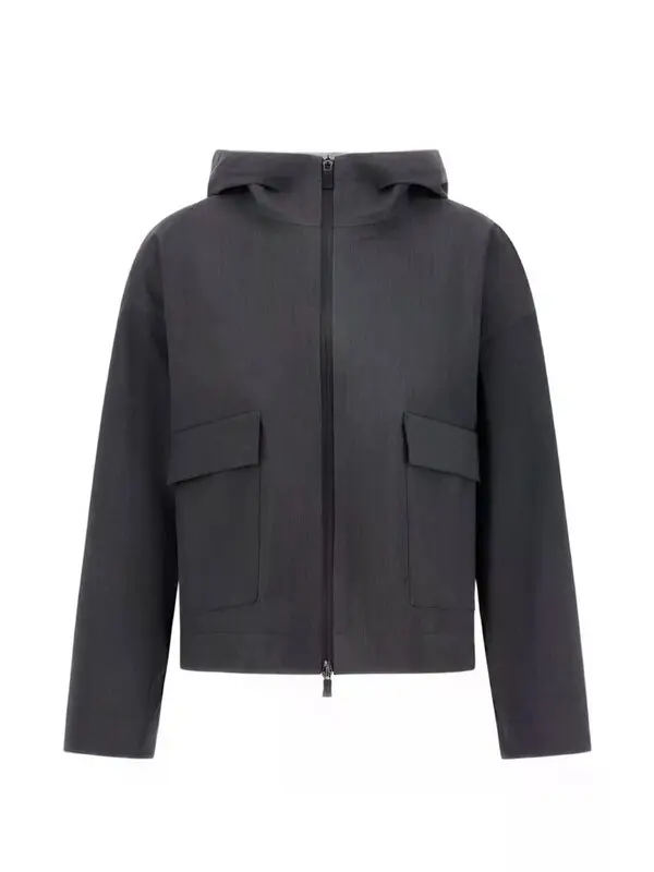 Herno Zip-up Hooded Jacket