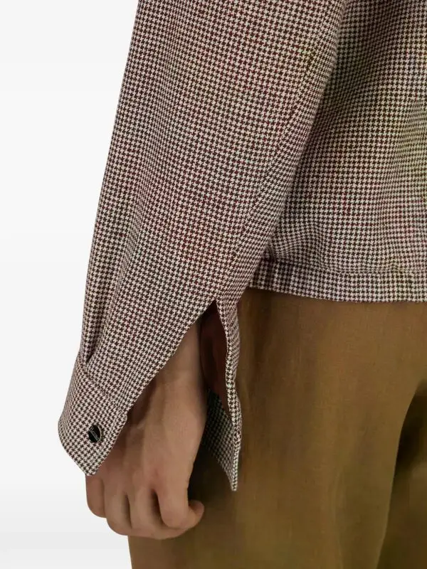 Herno Houndstooth Bomber Jacket