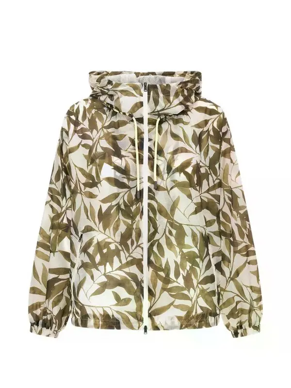 Herno Foliage-print Drawstring Jacket