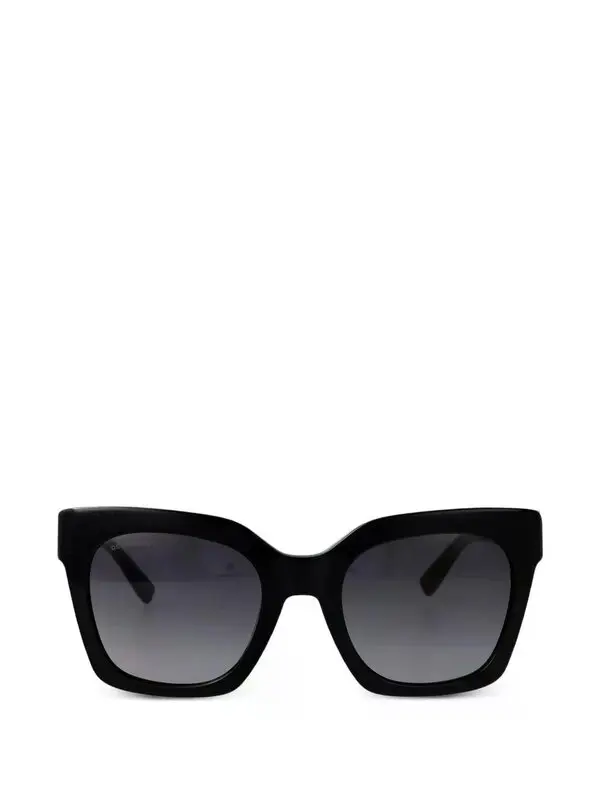 Dsquared2 Logo Square-frame Sunglasses - Black