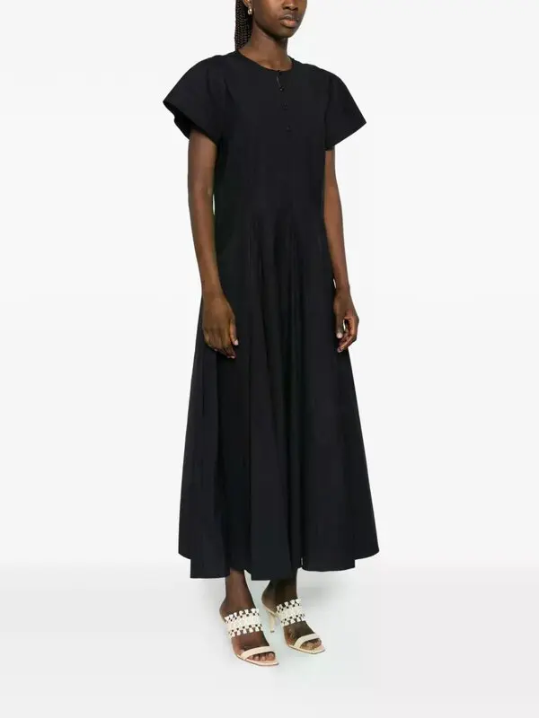 FORTE_FORTE Buttoned Midi Dress