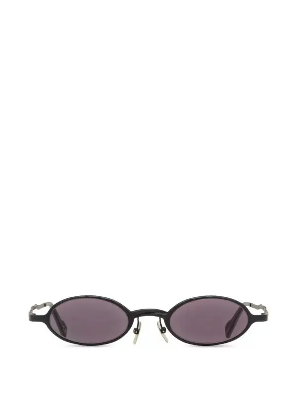 KUBORAUM Oval Frame Sunglasses - Black