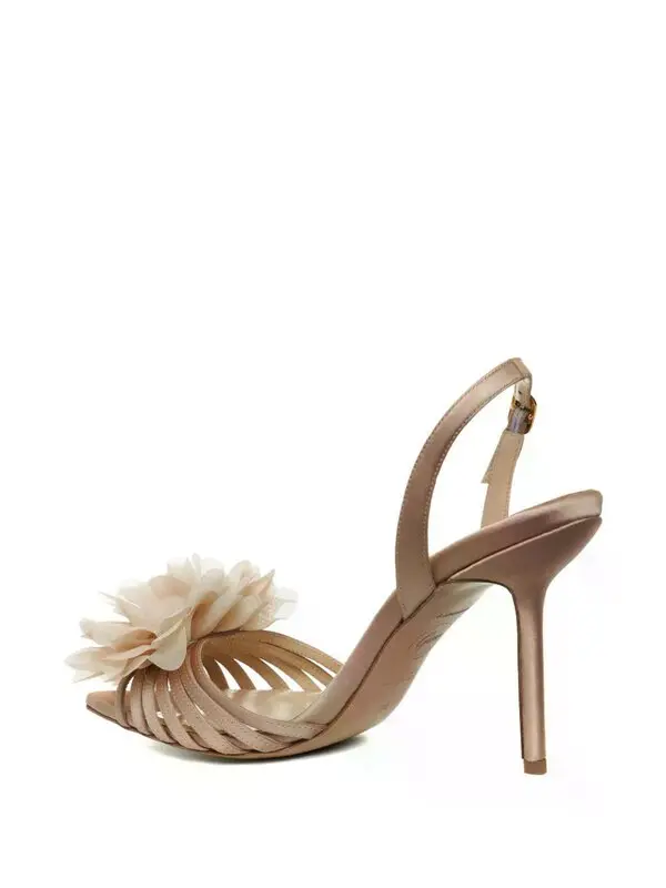GINISSIMA Julia Heeled Sandals - Neutrals