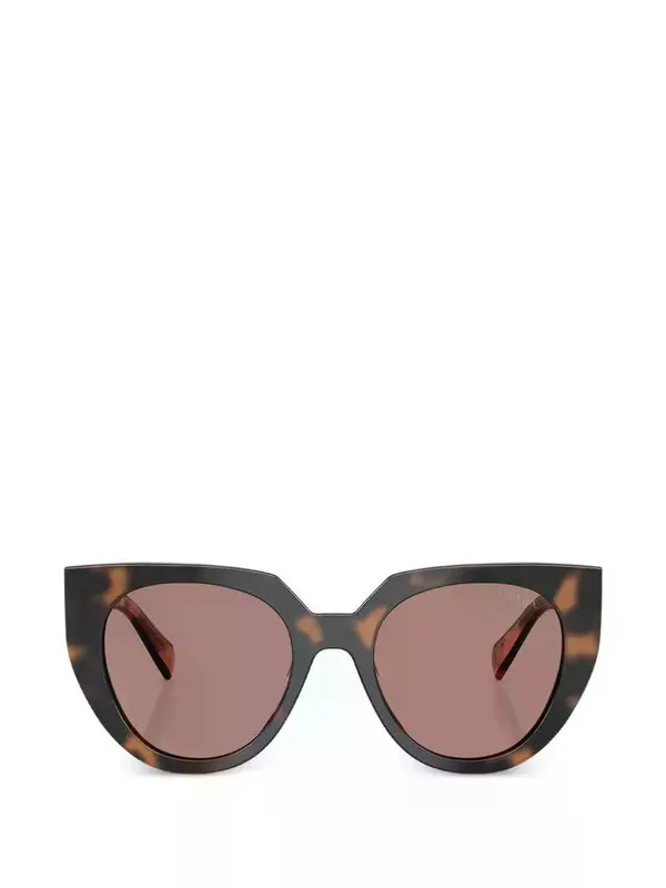 Prada Tortoiseshell-effect Cat-eye Sunglasses