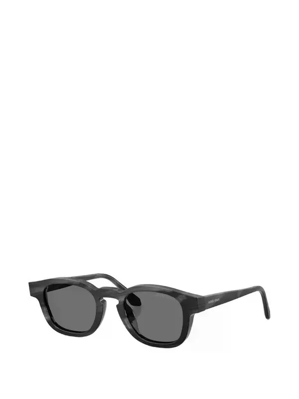 Giorgio Armani Round Frame Sunglasses - Grey